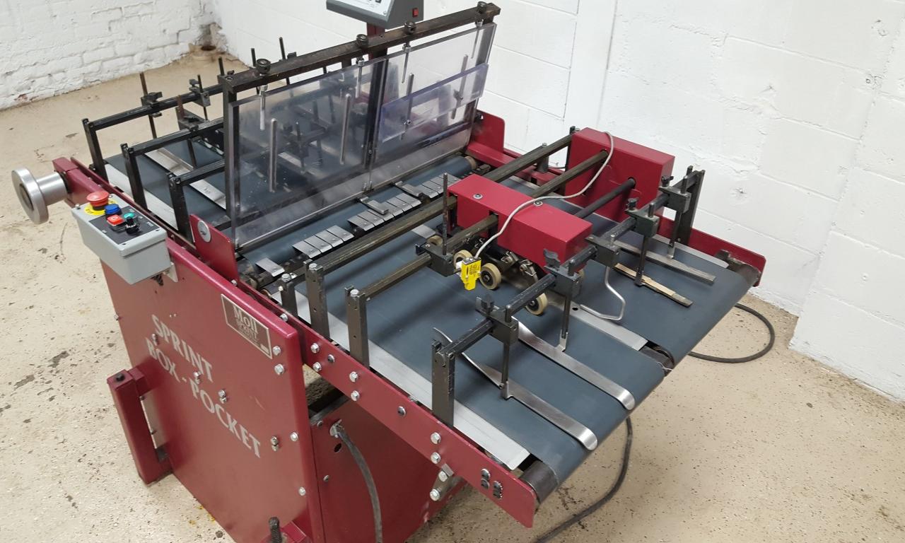 Lot #25: Dick Moll Sprint Box-Pocket Folding Machine - WireBids